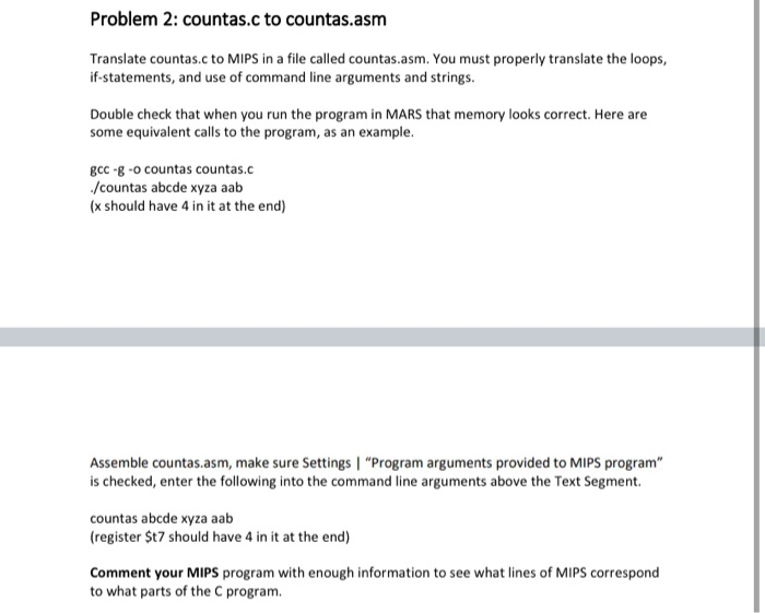 Solved C code:int main(int argc, char **argv) { // keep x | Chegg.com