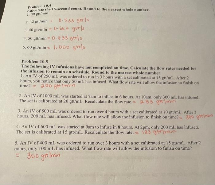 Solved Problem 10.2 Calculate the flow rate using the | Chegg.com