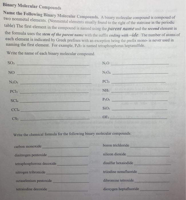 Solved Write the chemical formula for the following ionic | Chegg.com