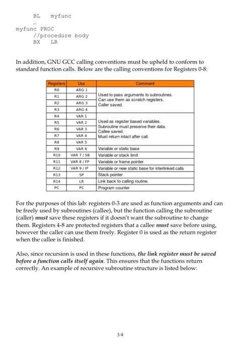MICROCONTROLLER LABORATORY Lab #8: Recursive Binary | Chegg.com