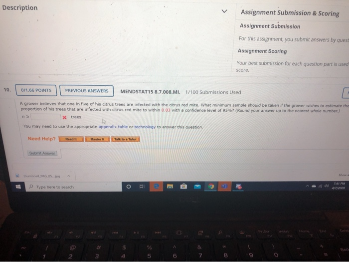 Solved Description Assignment Submission & Scoring | Chegg.com