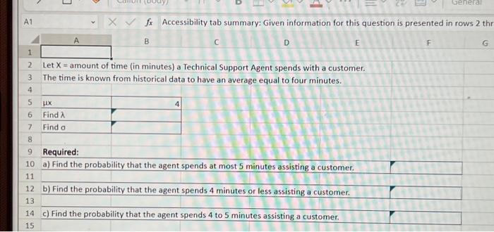 Solved fx Accessibility tab summary: Given information for | Chegg.com