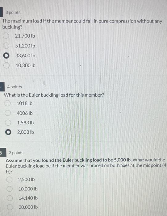 Solved Statics Buckling 01 An 8 foot long 2×4 (nominal) wood | Chegg.com