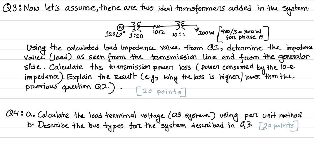 Solved Q3: Now let's assume, thene are two ideal | Chegg.com