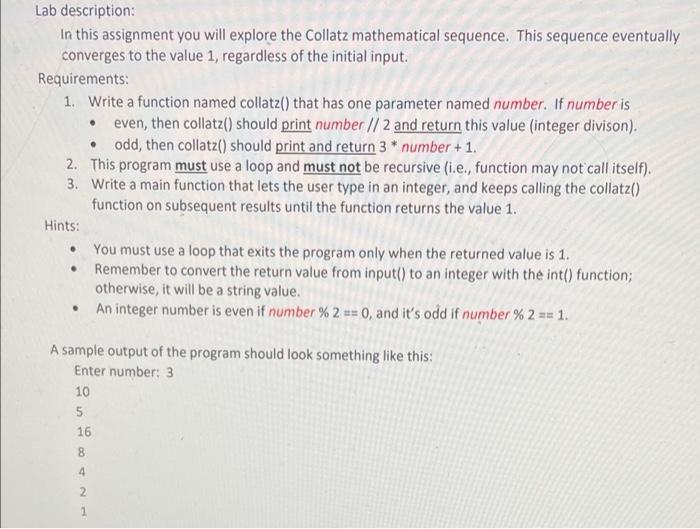 Solved Lab description: In this assignment you will explore | Chegg.com