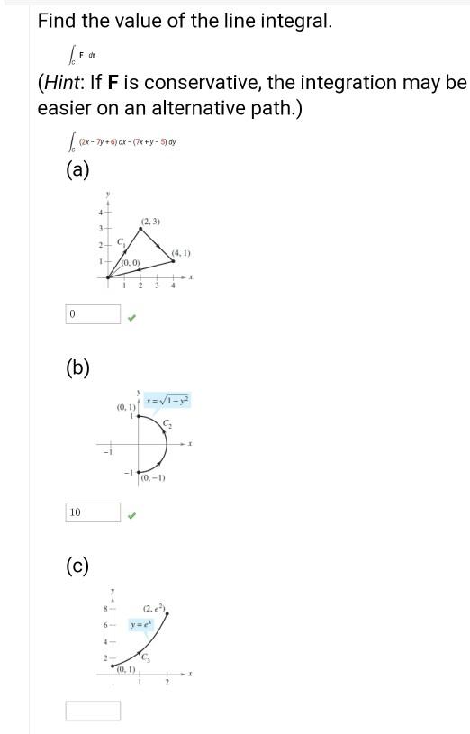 Solved This is for a Cal III class. Stuck on part c. Please | Chegg.com