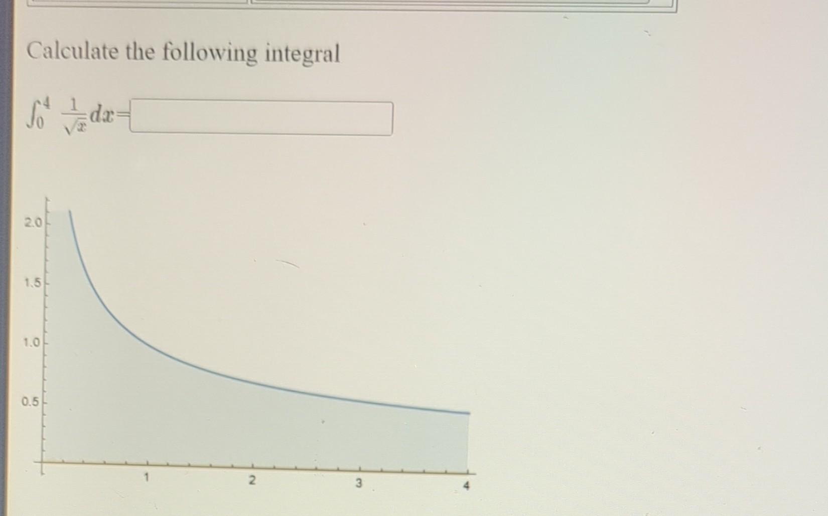 Solved Calculate the following integral | Chegg.com
