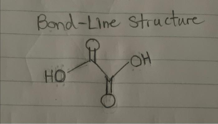 Bond-Line Structure | Chegg.com