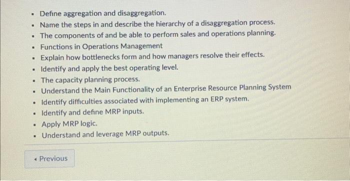 Solved - Define aggregation and disaggregation. - Name the | Chegg.com