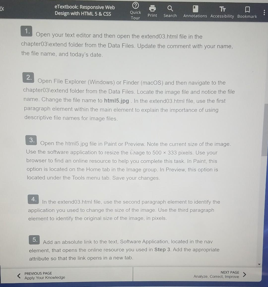 Solved ES eTextbook: Responsive Web Design with HTML5 & CSS | Chegg.com