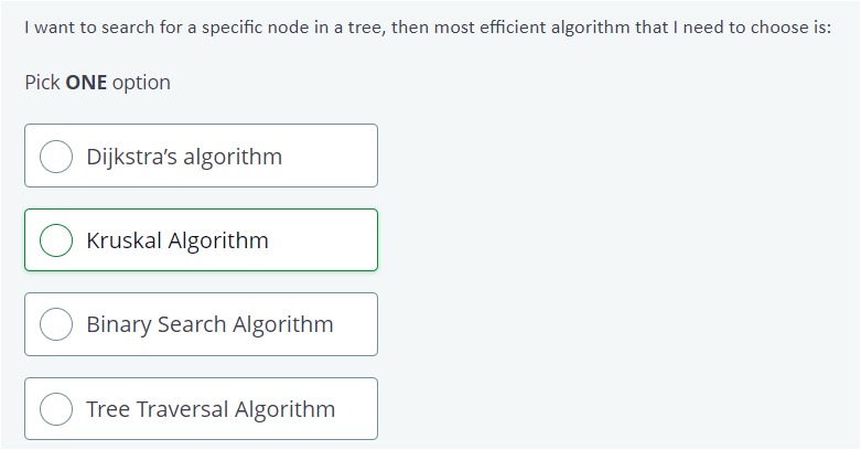 Solved I want to search for a specific node in a tree, then | Chegg.com