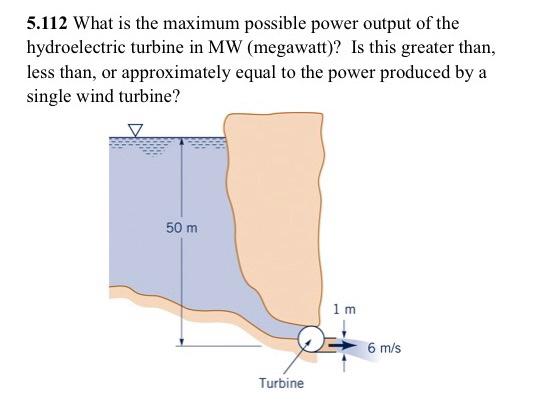 Solved 5.112 What is the maximum possible power output of | Chegg.com