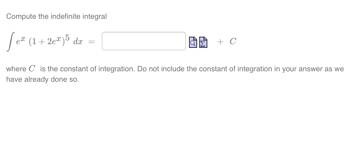 Solved Compute the indefinite | Chegg.com