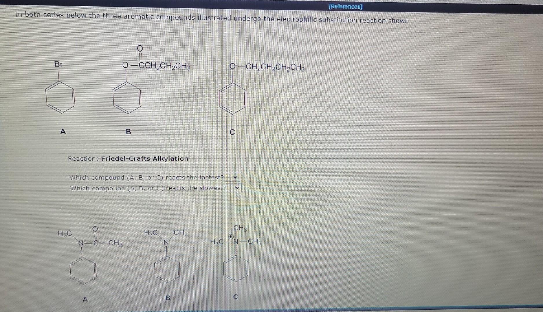 Solved Reaction: Friedel-Crafts Alkylation Which compound | Chegg.com