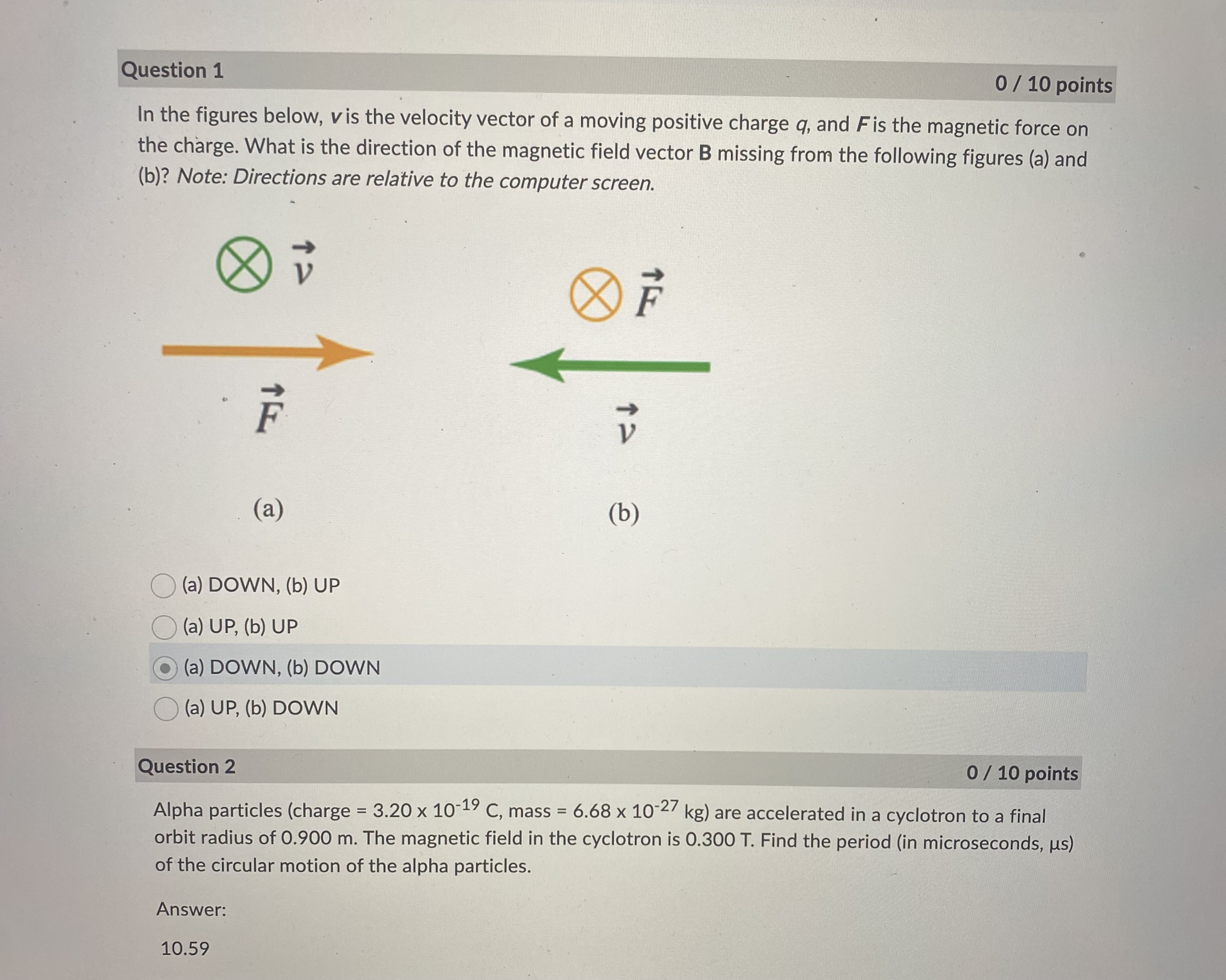 Solved Question 1In the figures below, v ﻿is the velocity | Chegg.com