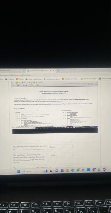 Solved Review the the Business Report Materials page. What | Chegg.com