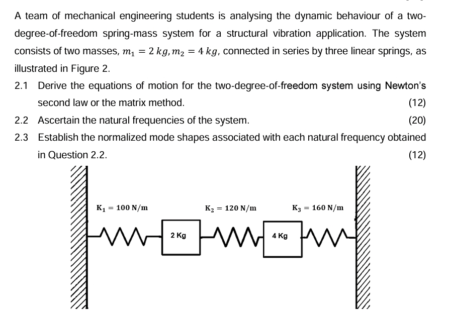 Solved A team of mechanical engineering students is | Chegg.com