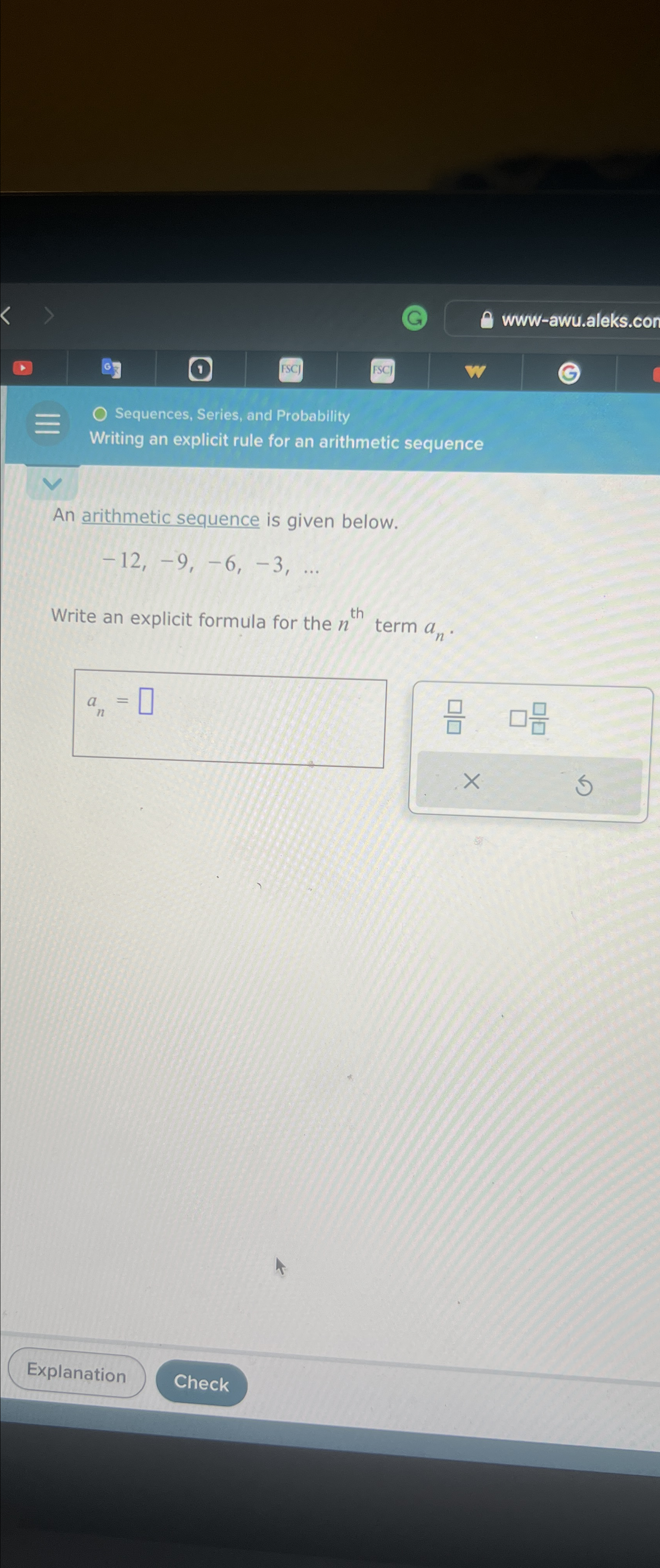 Solved www-awu.aleks.conSequences, Series, and | Chegg.com