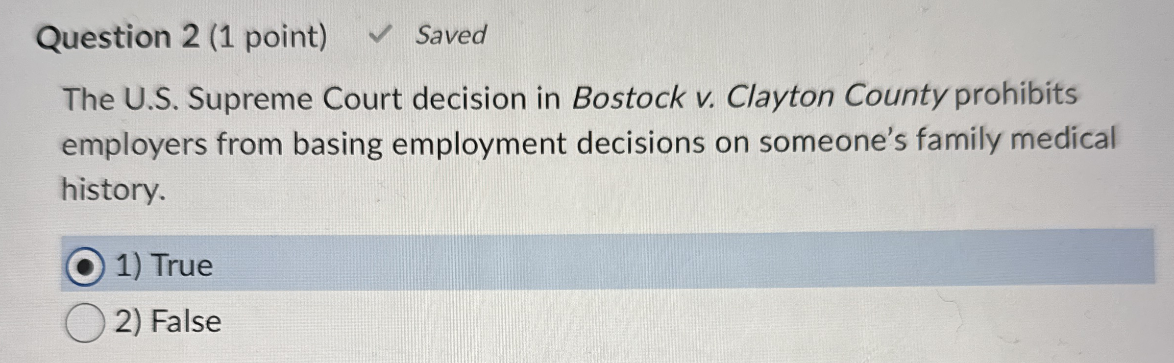 Question 2 (1 ﻿point) ﻿SavedThe U.S. ﻿Supreme Court | Chegg.com