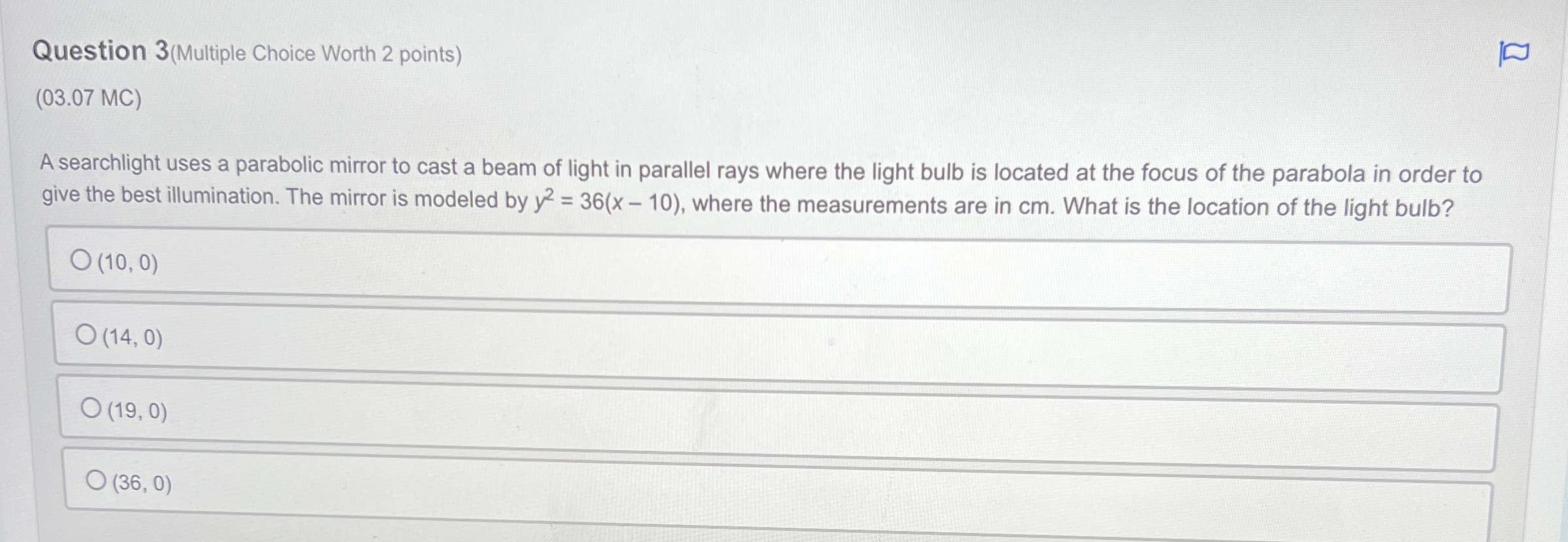 Solved Question 3(Multiple Choice Worth 2 ﻿points)(03.07 | Chegg.com