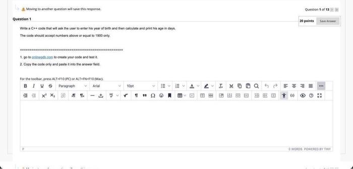 Solved While a C.4 code that wit auk the user bo eriter his | Chegg.com
