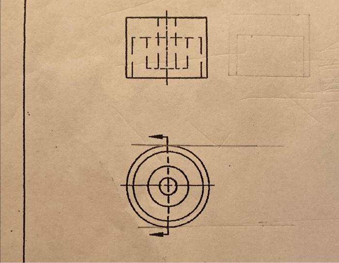 Solved Draw the indicated section view of the object shown. | Chegg.com