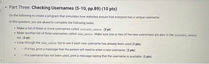 Solved Part One: Odd Numbers (pp. 60) (5 points) Use the | Chegg.com