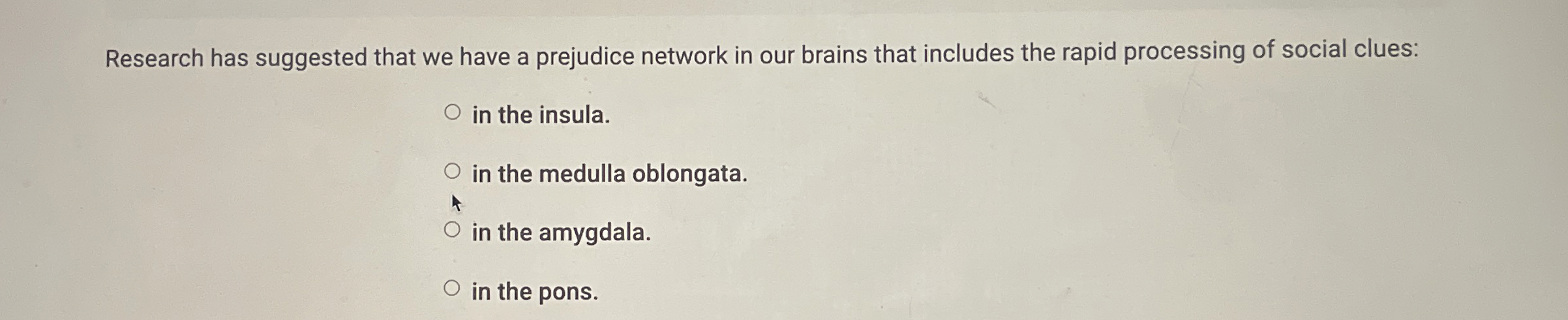 Solved Research has suggested that we have a prejudice | Chegg.com