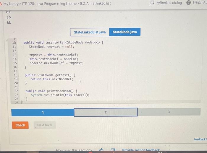Solved Integer stateCount is read from input as the number | Chegg.com