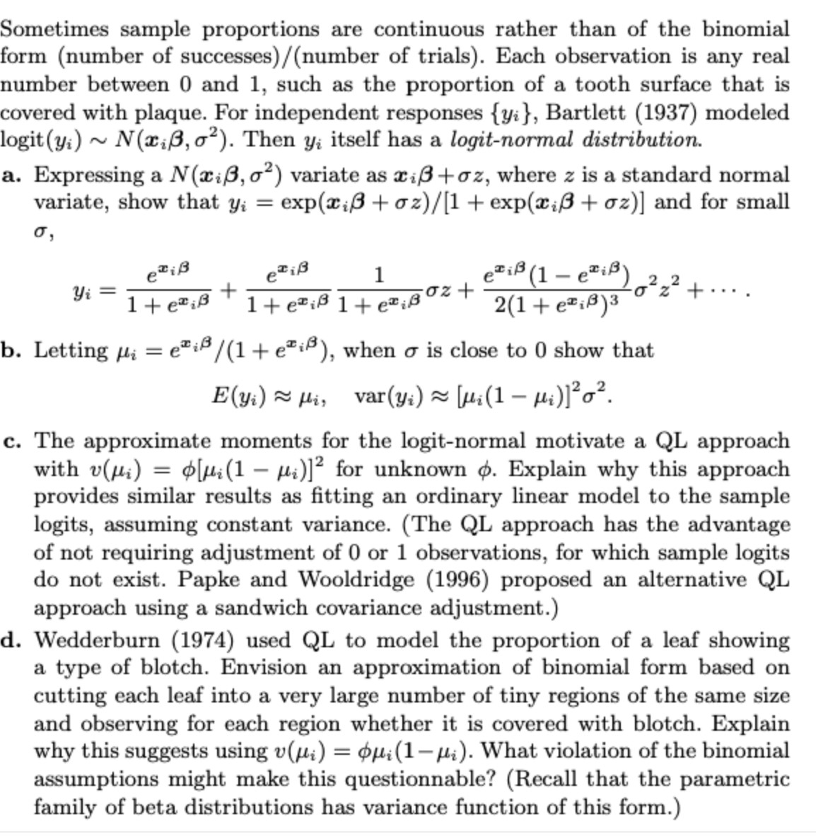Sometimes sample proportions are continuous rather | Chegg.com