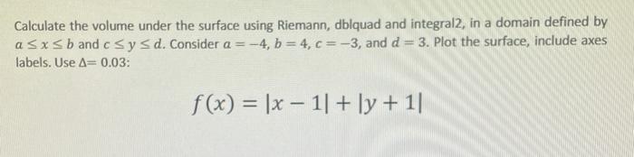 Solved Using MATLAB: Solve the following problem. Please | Chegg.com