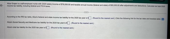 Solved income sax labirty, including federal and FICA taxes. | Chegg.com