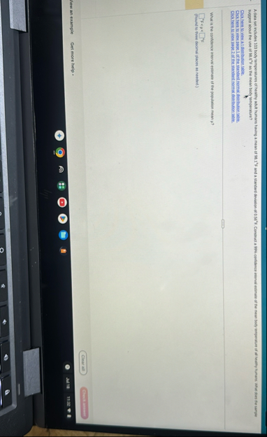 Solved A data set includes 103 ﻿body temperatures of a | Chegg.com