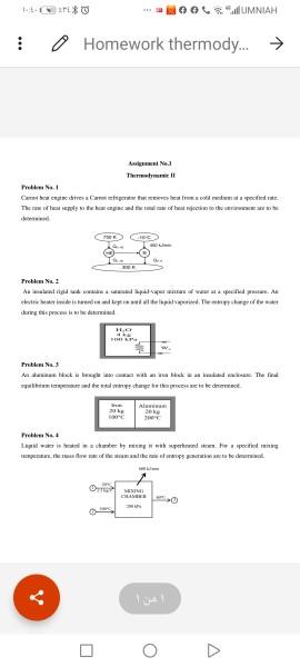 06 SUMNIAH ... Homework thermody... → Pro Kਲਮ ਤ cmx | Chegg.com
