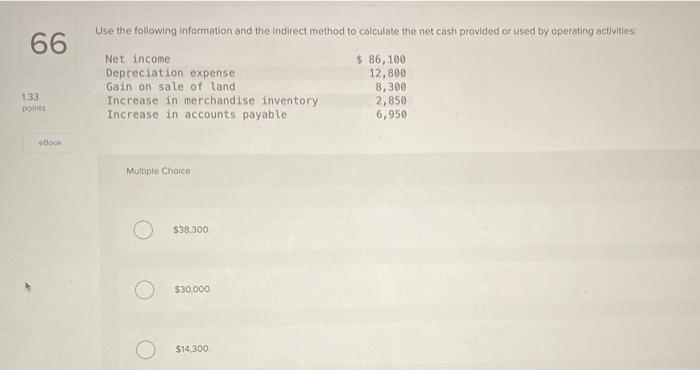 [Solved]: Use the following information and the indirect me