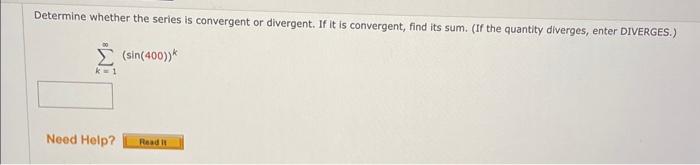 Solved Determine whether the series is convergent or | Chegg.com