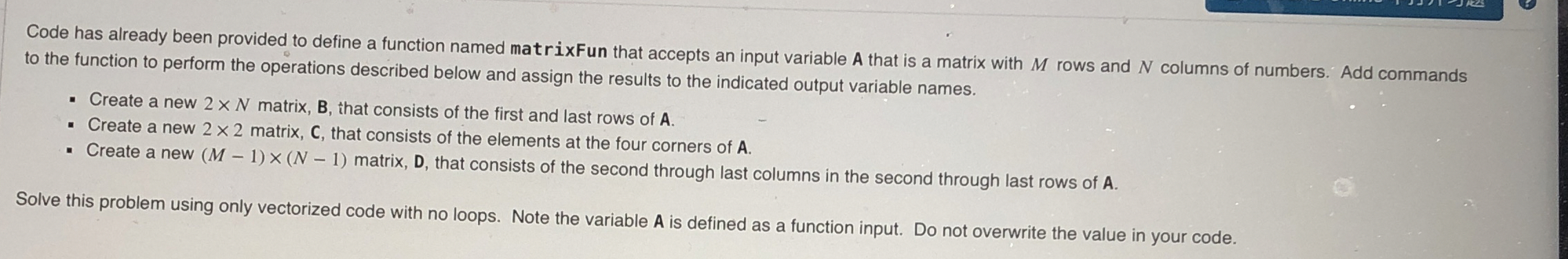 Code has already been provided to define a function | Chegg.com