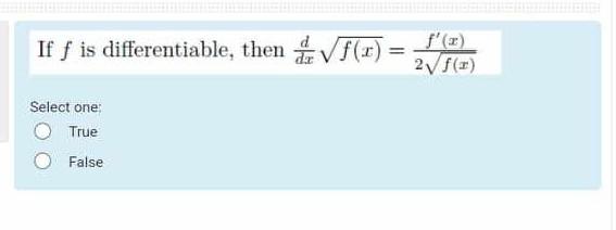 Solved If f ﻿is differentiable, then | Chegg.com