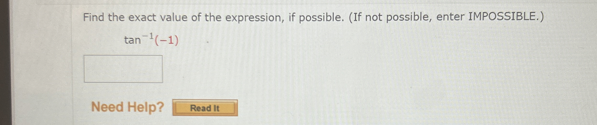Solved Find the exact value of the expression, if possible. | Chegg.com