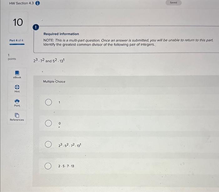 Solved Required information NOTE: This is a mult-part | Chegg.com