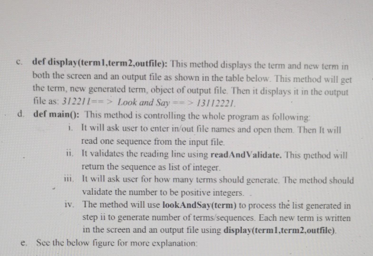 Solved Introduction " The look-and-say sequence is the | Chegg.com