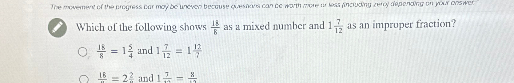 Solved The movement of the progress bar may be uneven | Chegg.com