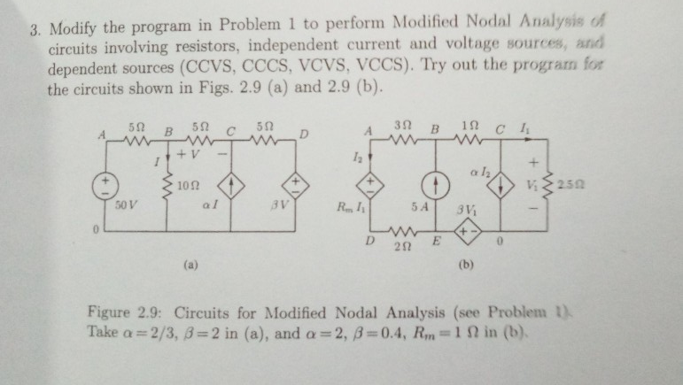 Solved 3. Modify the program in Problem 1 to perform | Chegg.com