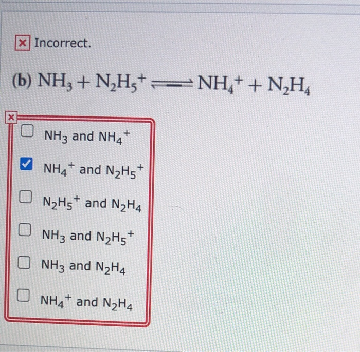 Solved Identify the formulae for the conjugate acid-base | Chegg.com