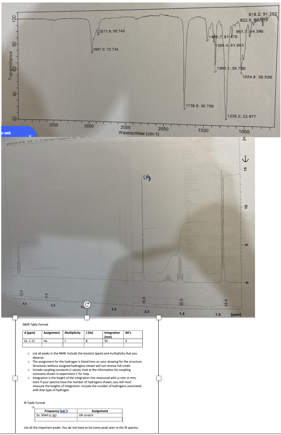 Solved Need help to find my ester. Ester contains 4-6 | Chegg.com