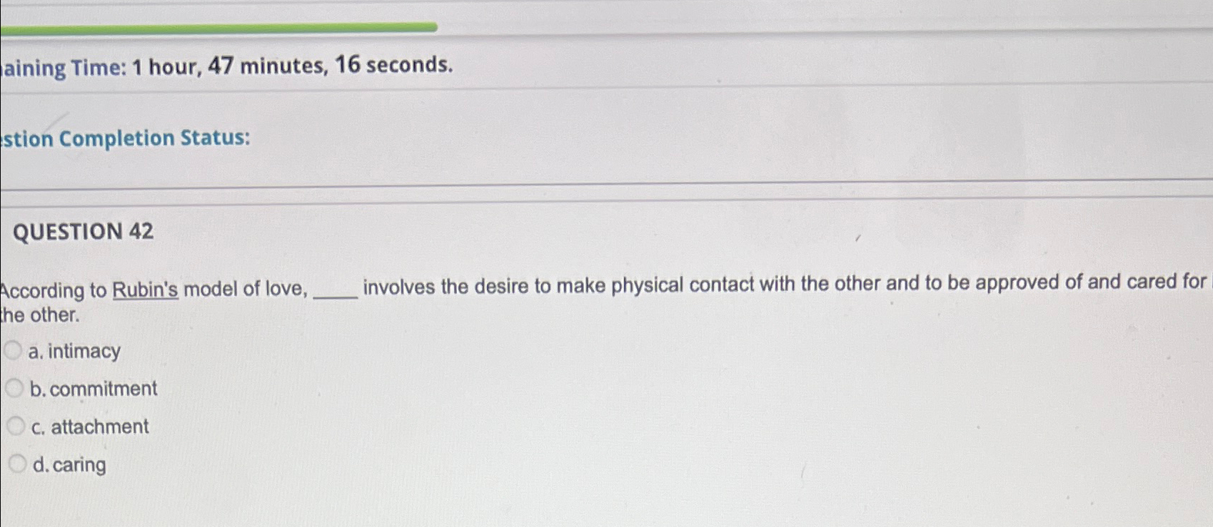 Solved aining Time: 1 hour, 47 minutes, 16 seconds.stion | Chegg.com Solved aining Time: 1 hour, 47 minutes, 16 seconds.stion | Chegg.com