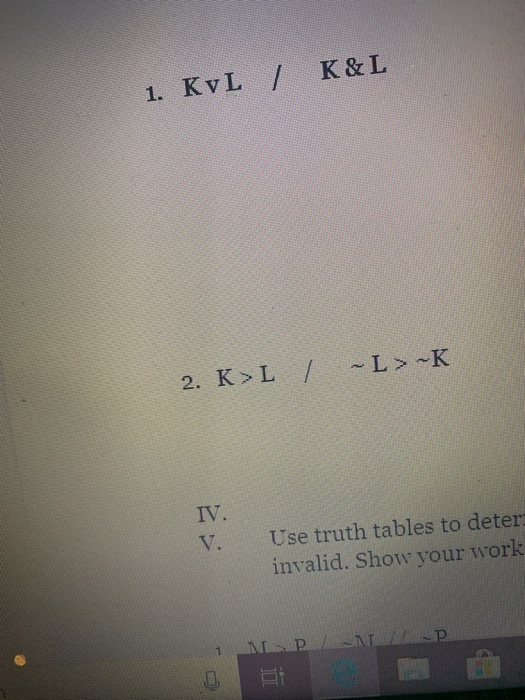 Solved Use truth table to compare statements and determine | Chegg.com