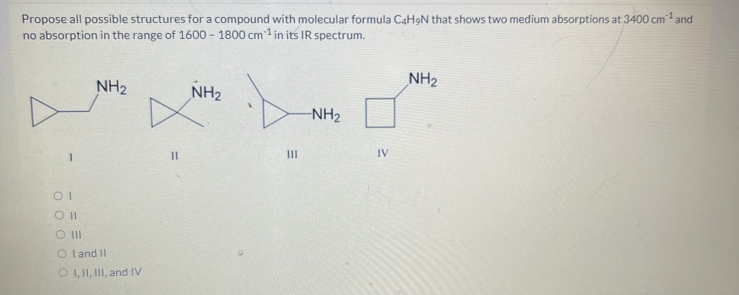 Solved Propose all possible structures for a compound with | Chegg.com