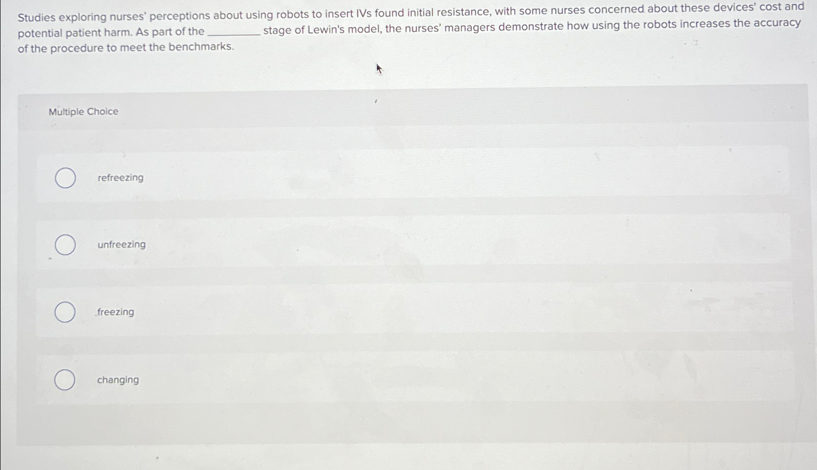 Solved Studies exploring nurses' perceptions about using | Chegg.com