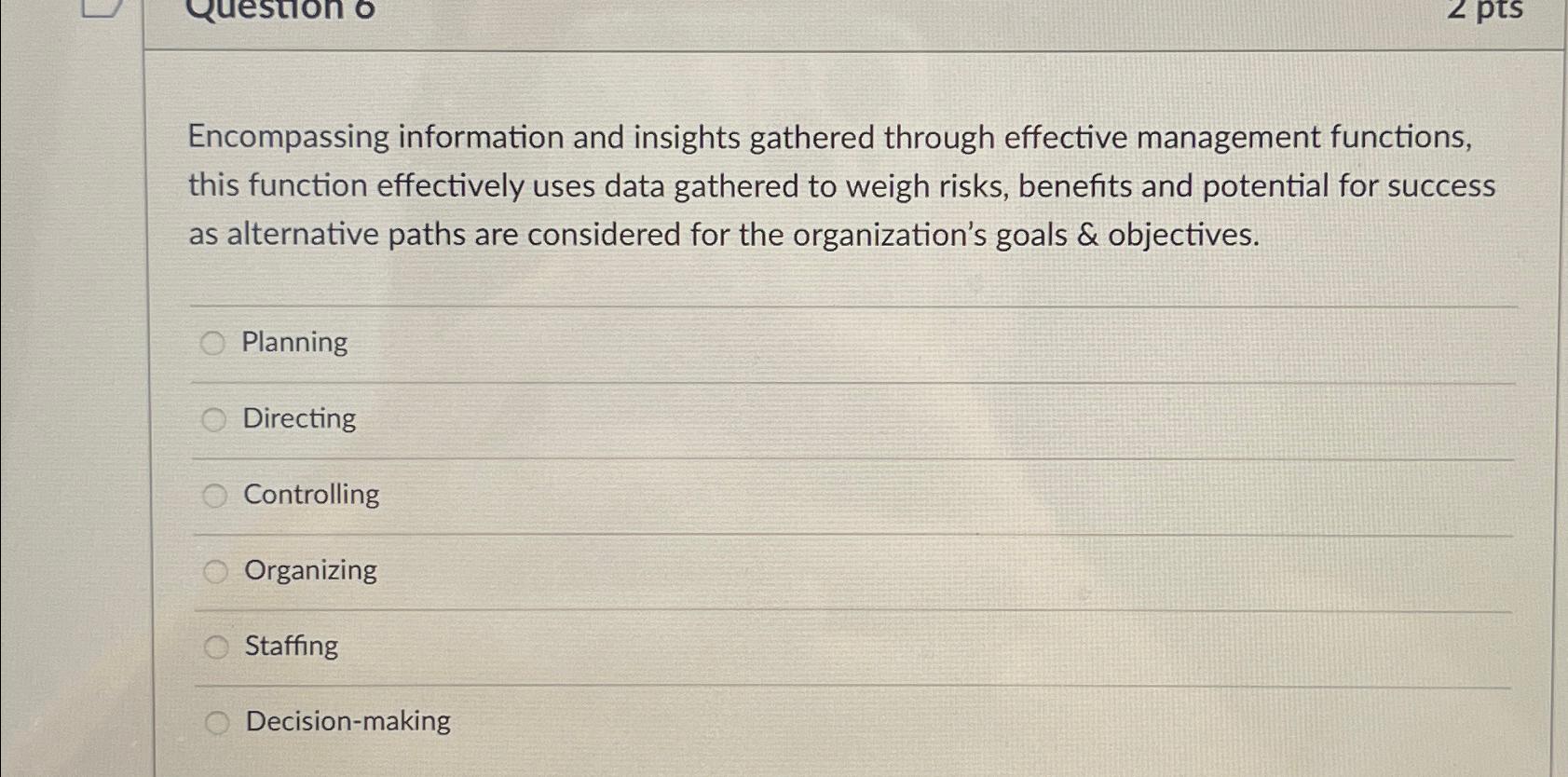 Solved Encompassing information and insights gathered | Chegg.com
